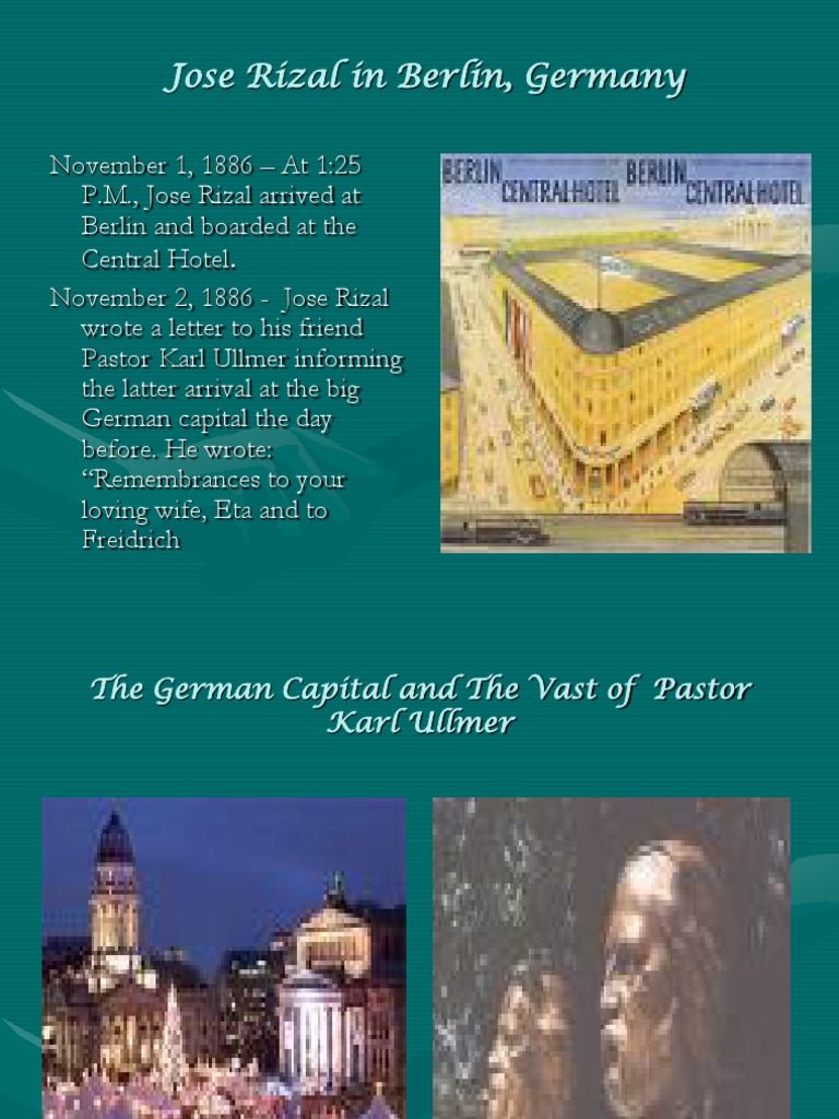 Chapter 9 - Jose Rizal in Berlin, Germany (B) | PDF