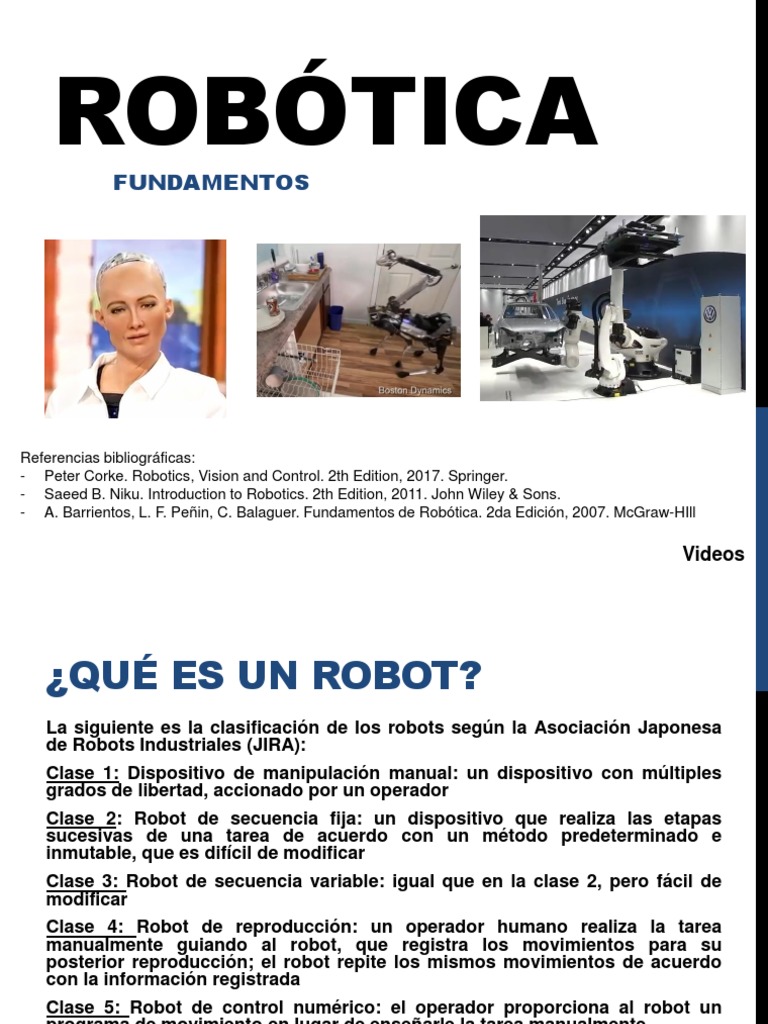 Fundamentos de Robótica | PDF | Robot | Robótica