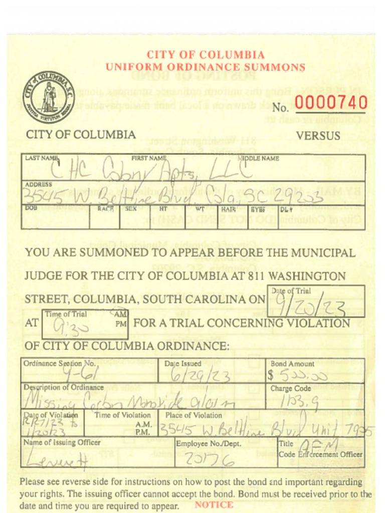 0706colony Summons | PDF