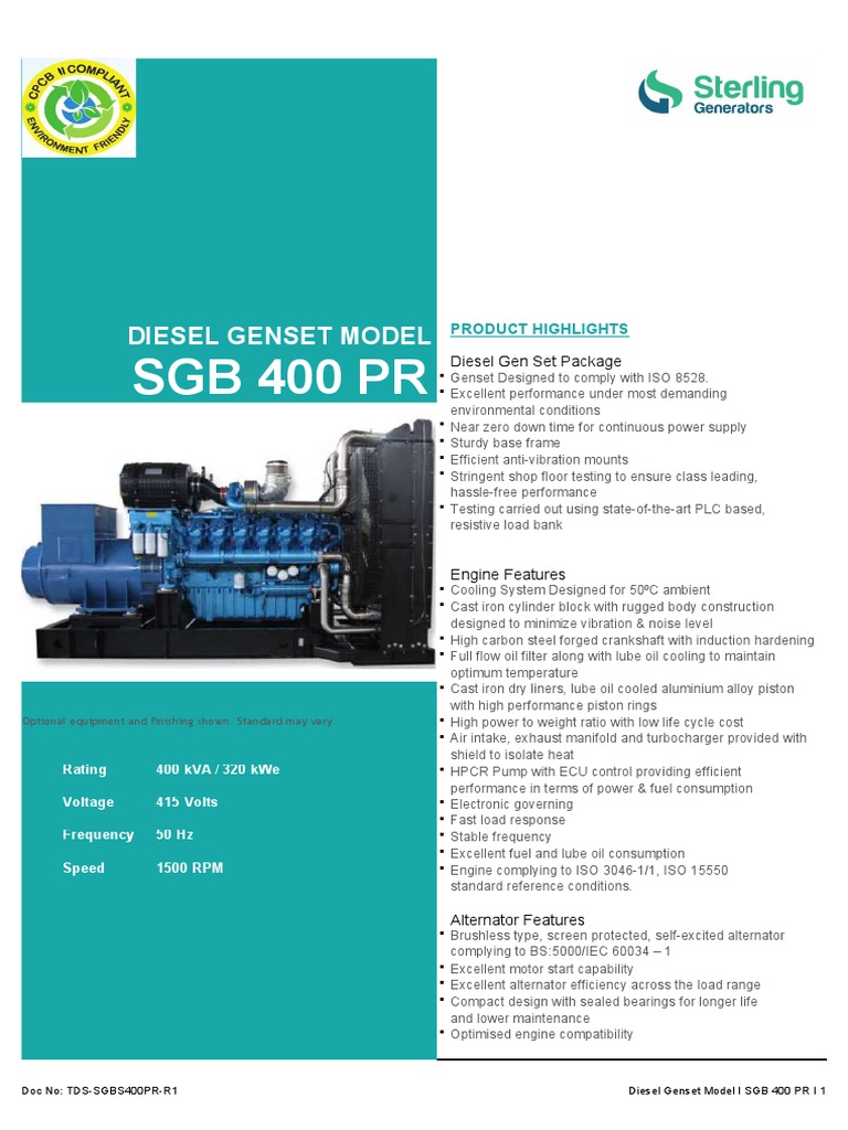 SGB 400 PR-SF | PDF