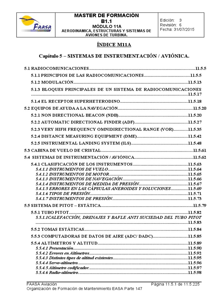 CAP05 modulo 11 avion de turbina | PDF