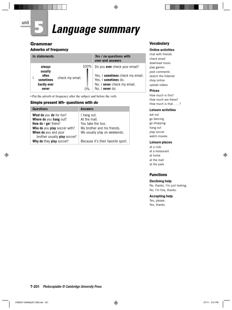 Language Summary Unit 5 | PDF | Communication | Human Communication