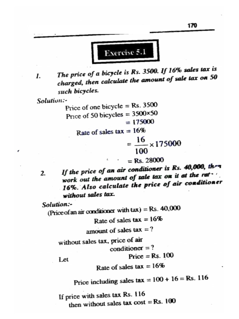 9th Punjab Board General Math Chapter 05 | PDF