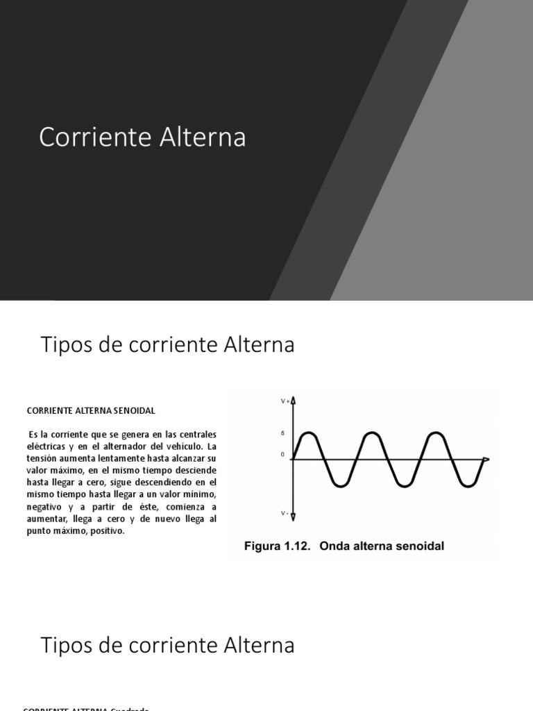 Corriente Alterna 2 | PDF | Corriente eléctrica | Corriente alterna