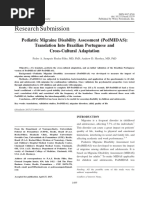 PedMIDAS - Migraine Questionnaire | PDF | Headache | Clinical Medicine