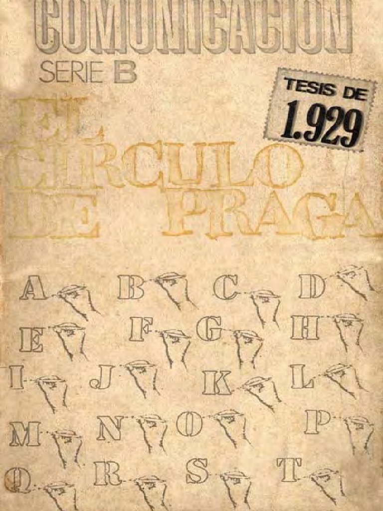 Tesis del Círculo Lingüístico de Praga | PDF | Artes del Lenguaje y ...