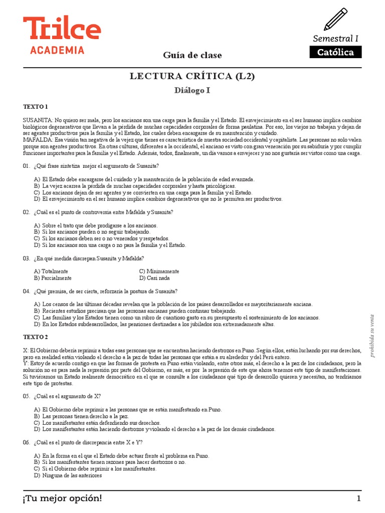 GUÍA L2 sem5-CAT Semestral I 2023 | PDF
