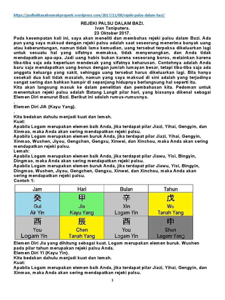 Rejeki Palsu Bazi | PDF | Seni & Disiplin Bahasa