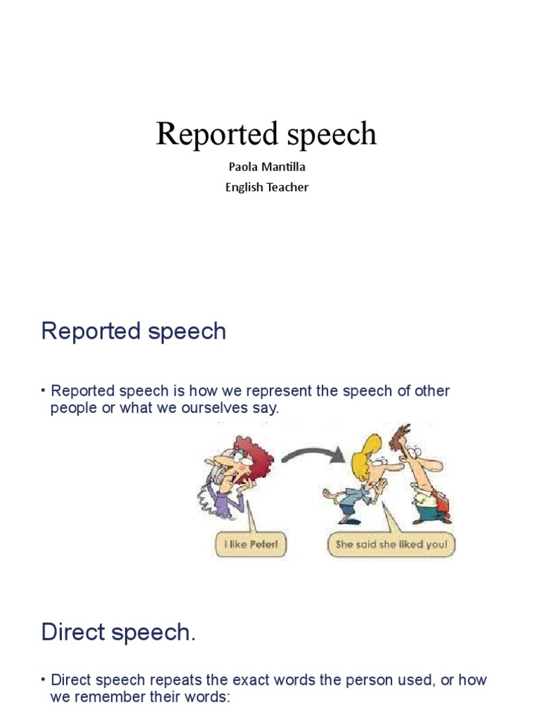People Feelings and Reported Speech | PDF | Grammar | Languages