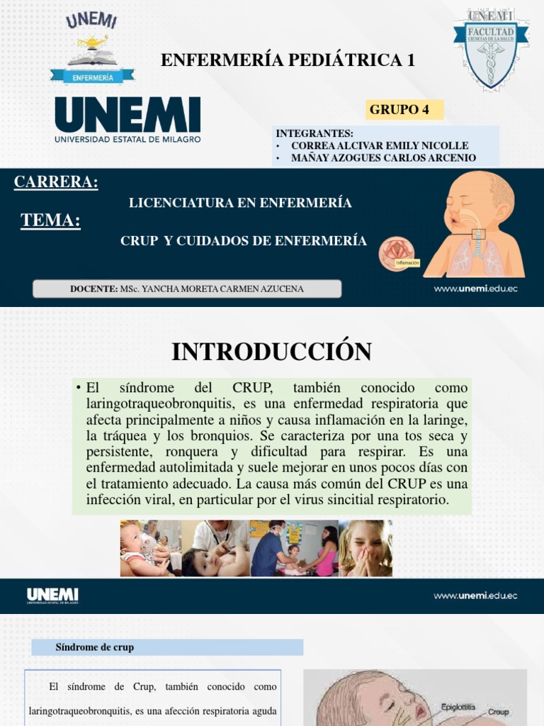 Crup y Cuidados de Enfermería-1 | PDF