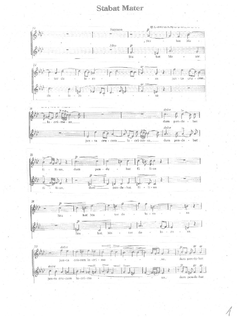 Stabat Mater | PDF