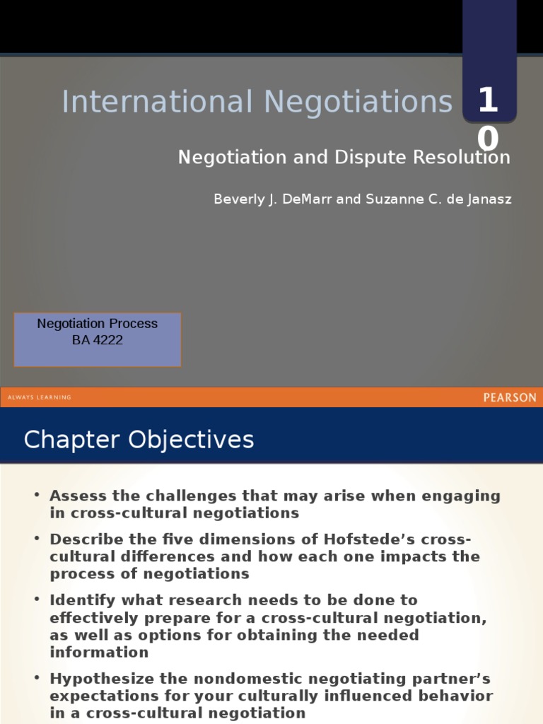CH 10 | PDF | Negotiation | Psychological Concepts