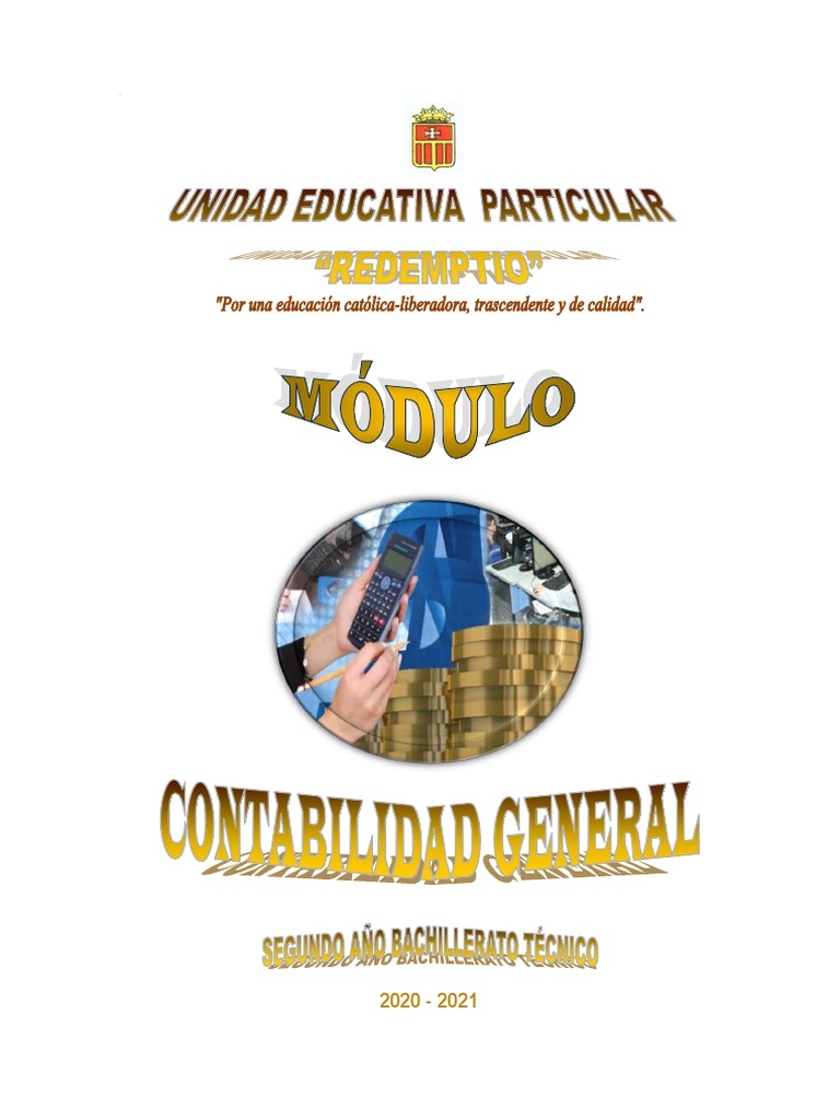 Módulo Contab. General 2do - Año 2020 2021 1era. Parte | PDF