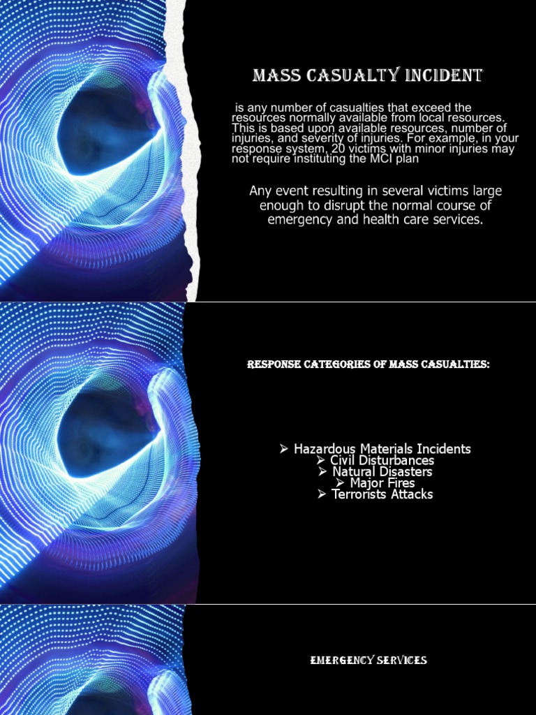 Mass Casualty Incident | PDF | Emergency Department | Incident Command ...