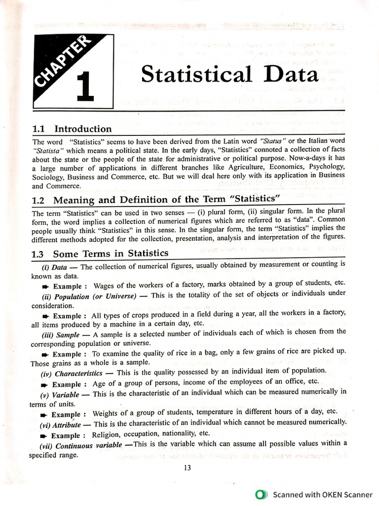 BMS Statistics | PDF