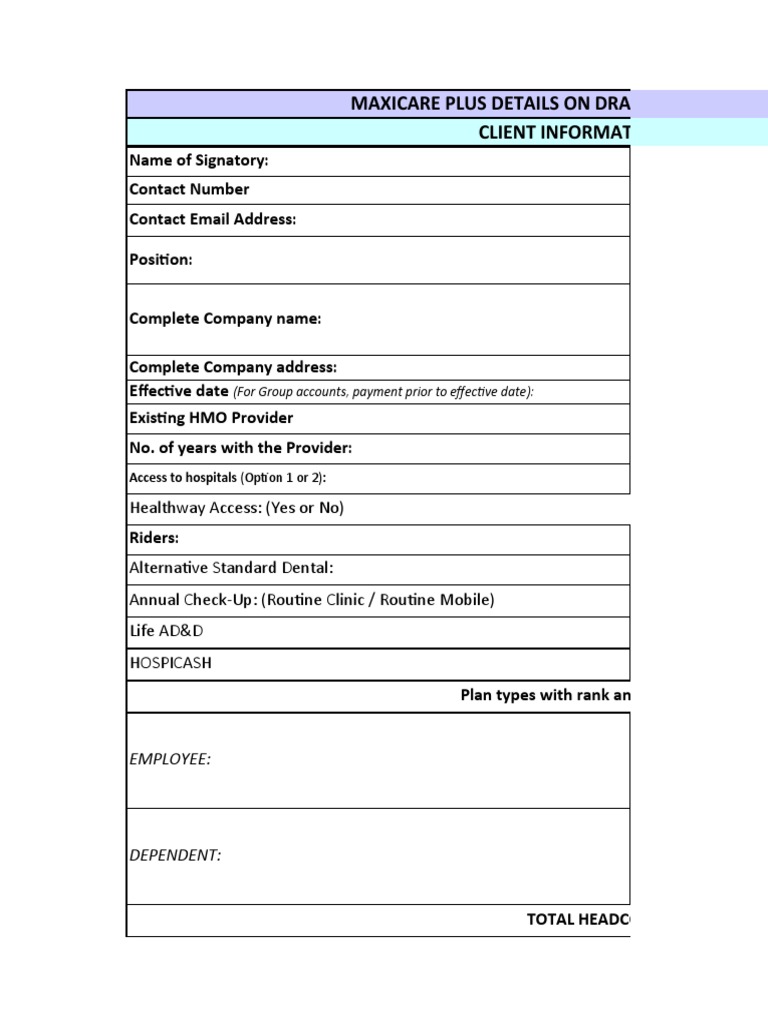 Corporate HMO Enrollment Guide | PDF | Finance & Money Management