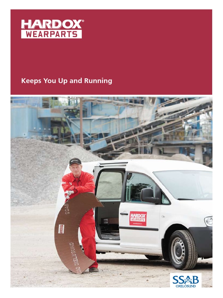 040 Hardox Wearparts Keep You Up and Running UK | PDF | Steel | Welding