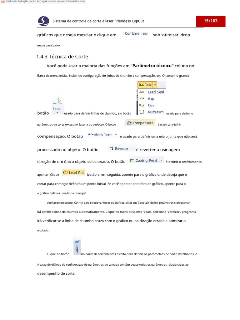 CypCut User Manual V6.5 2.en - PT | PDF
