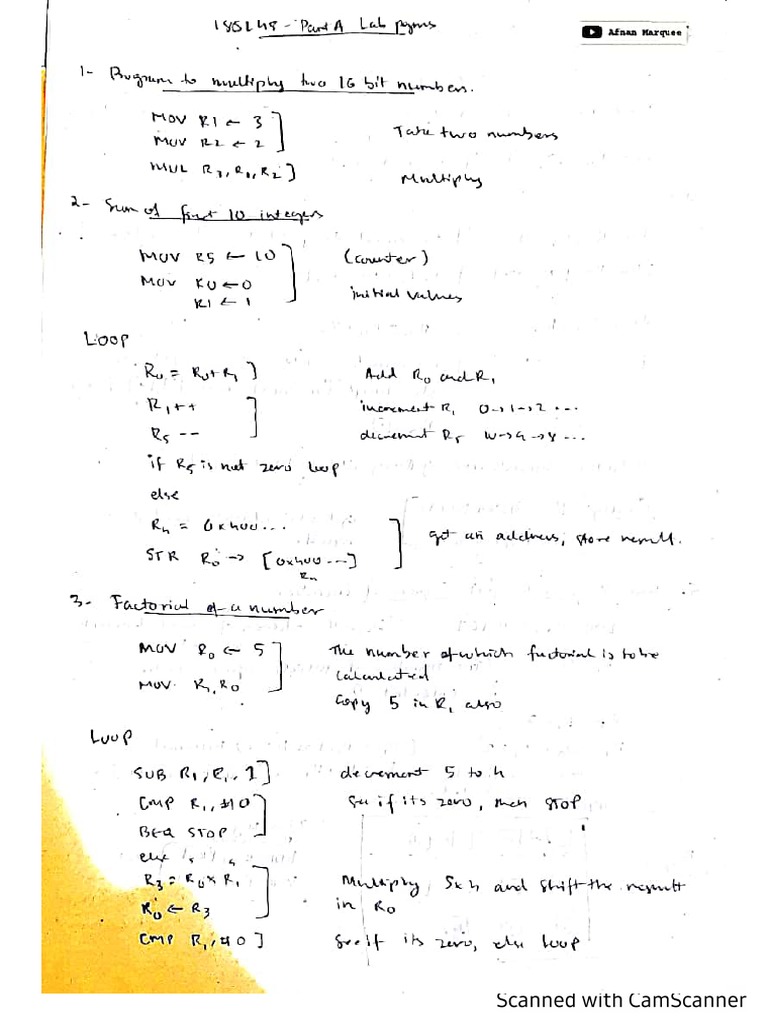 18CSL48 PART-A Pgms | PDF