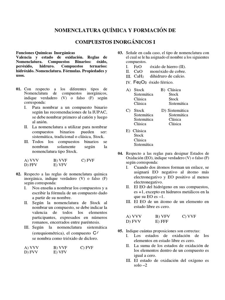 QUIMICA | PDF | Compuestos químicos | Compuesto inorgánico