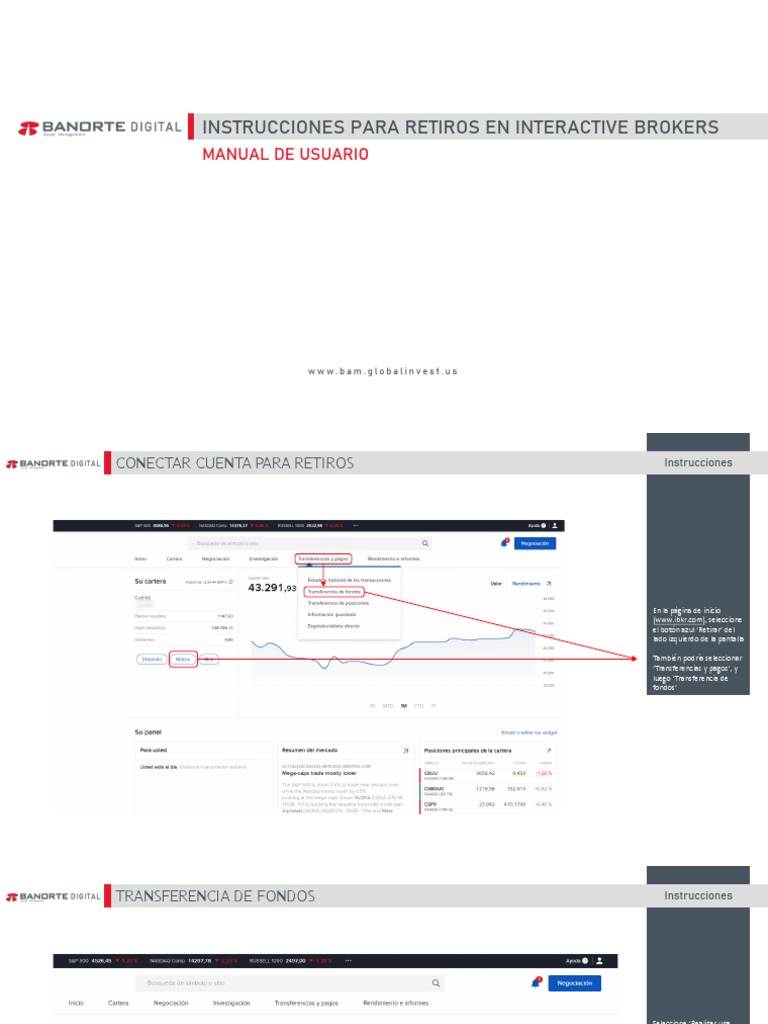 BAM Manual de Usuario - IBKR Retiros | PDF