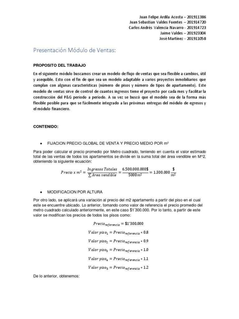 Presentación Módulo de Ventas | PDF
