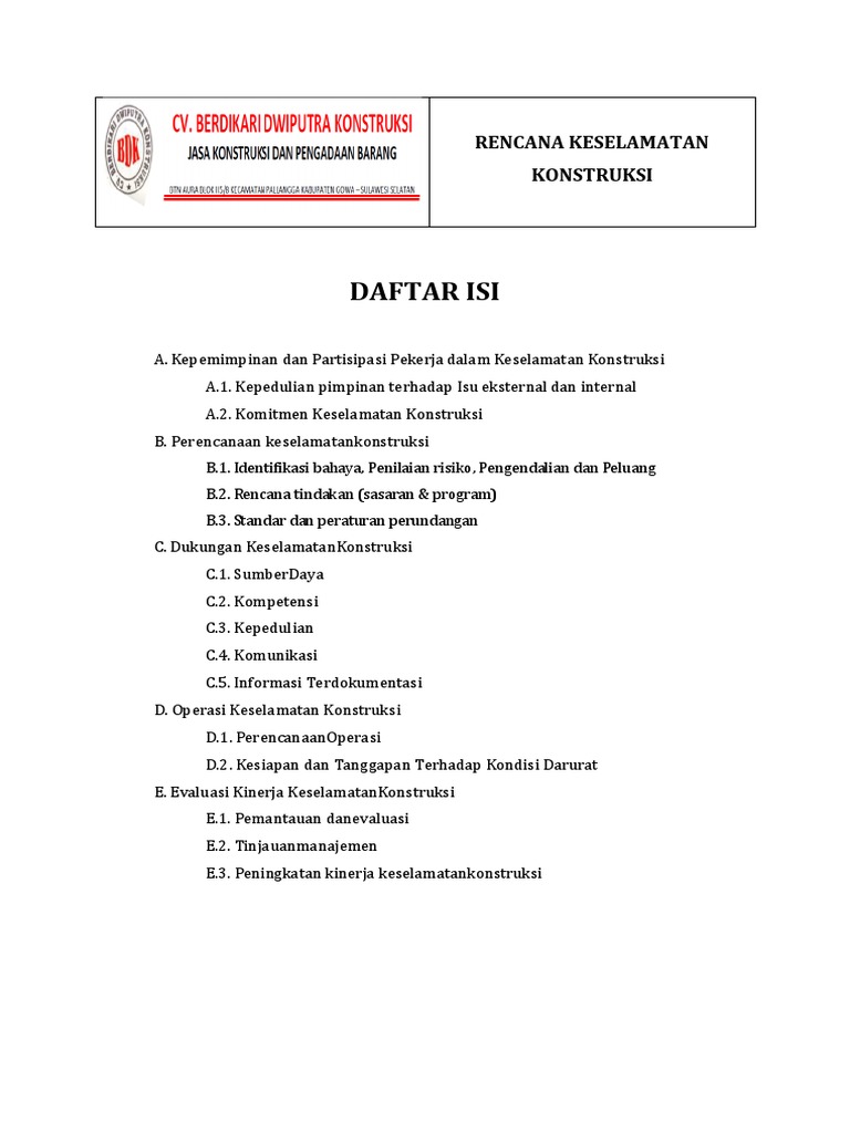 Rkk Cv Berdikari | PDF