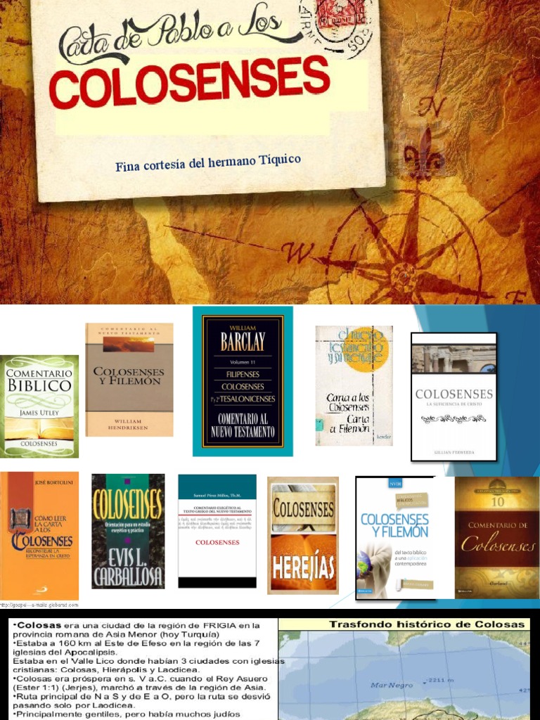Introducción A Colosenses | PDF | Pablo el apóstol | Epístola a Filemón
