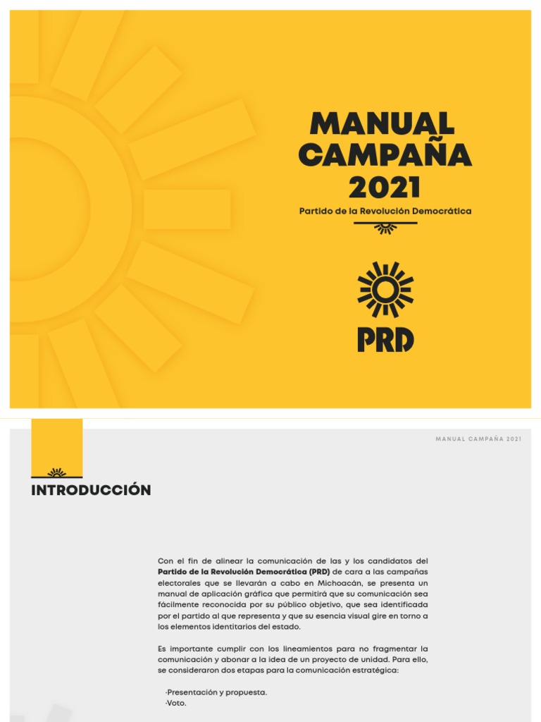 PRD Manual Campaña 2021 | PDF