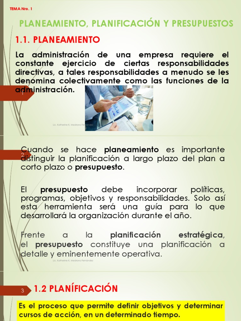 Planeación y Presupuestos en Empresas | PDF | Presupuesto | Planificación