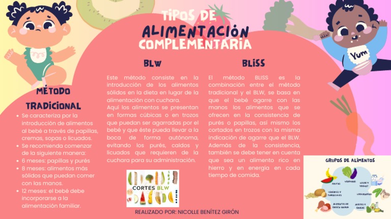 Tipos de Alimentación Complementaria | PDF