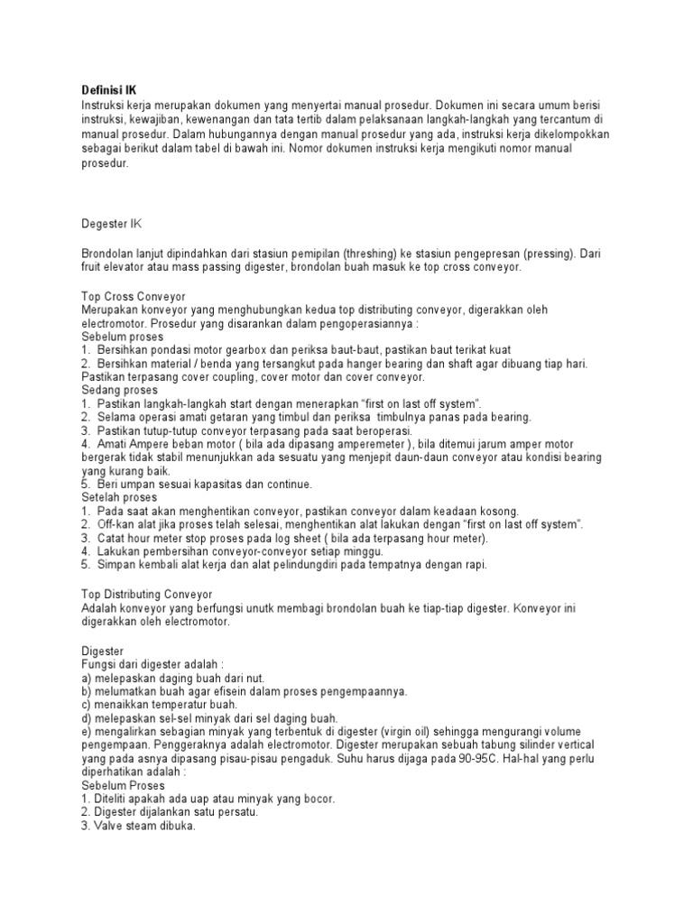 Definisi IK | PDF