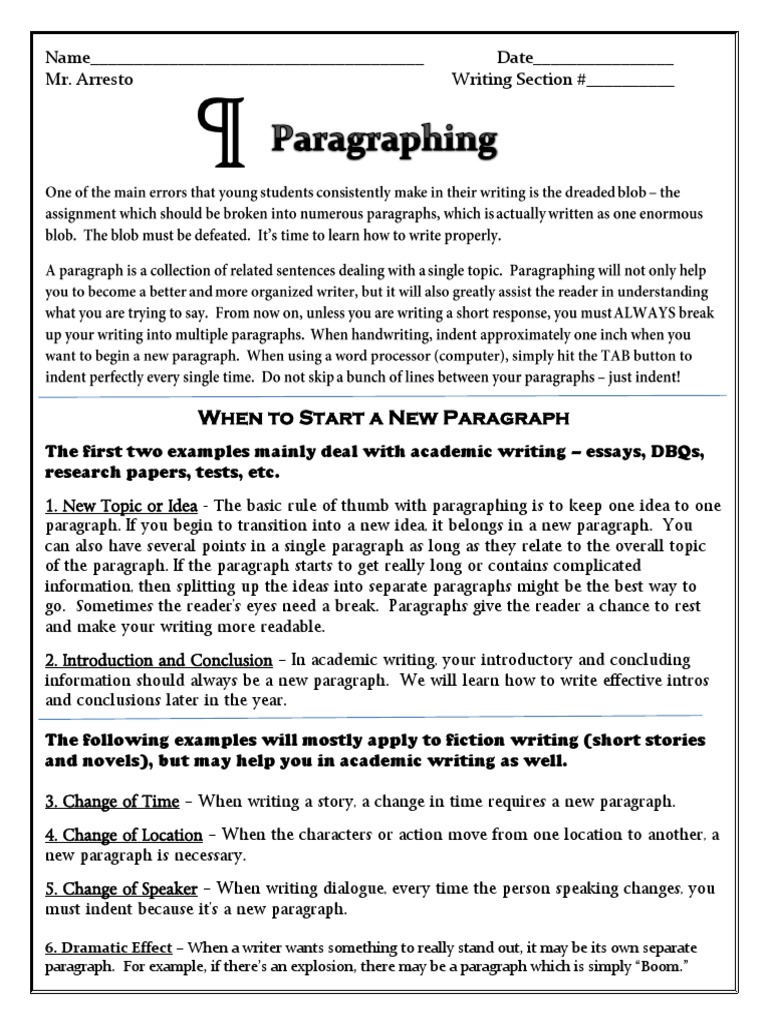 All New Paragraphing | PDF | Paragraph | Essays