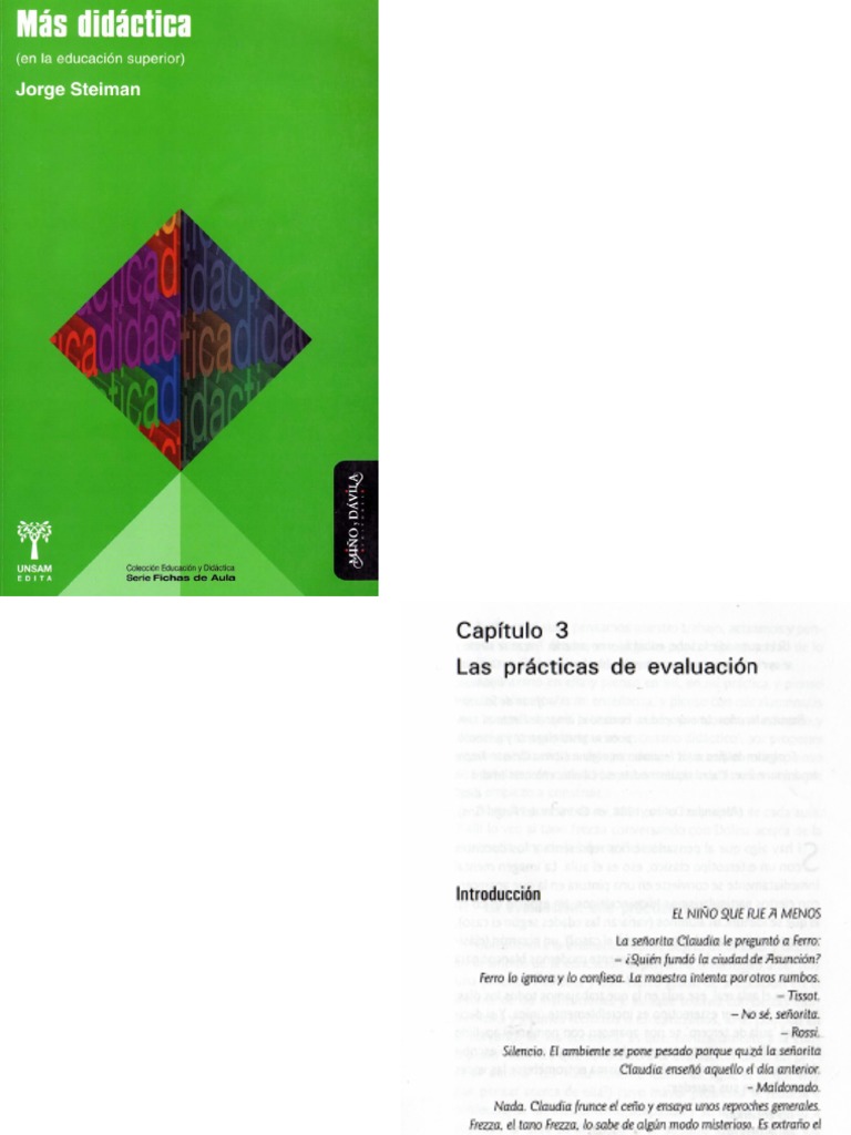 Steiman-Mas Didáctica-Las Prácticas de Evaluación007 | PDF