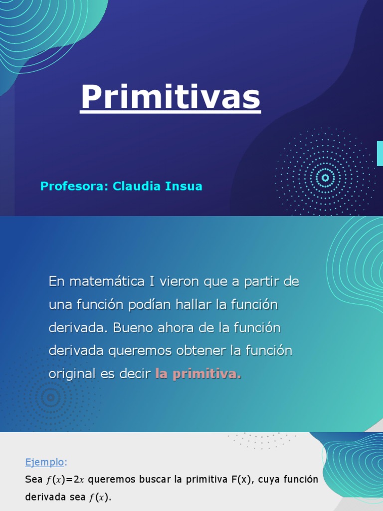 Primitivas 2.2 | PDF