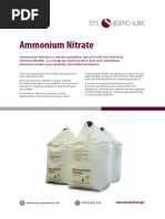 Ammonium Nitrate Porous Prill | PDF | Chemical Substances | Physical Sciences