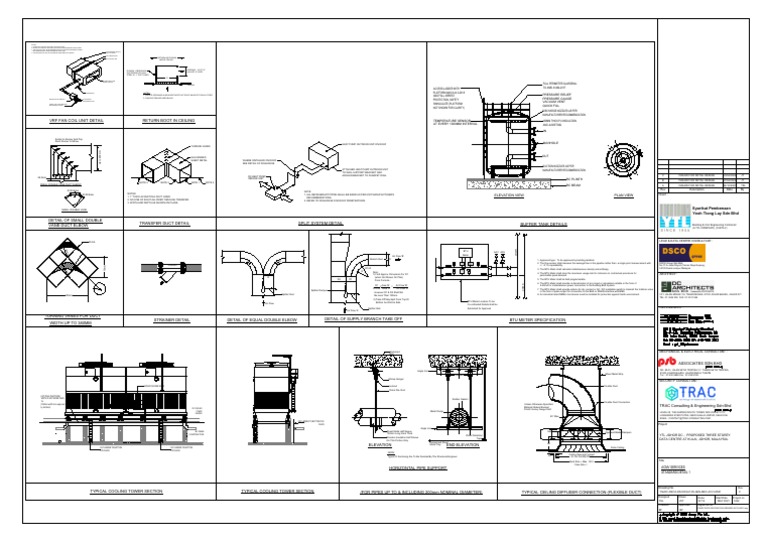 Ynjdc Dsco DD DWG PJW Gen Mec Acv 00501 | PDF | Duct (Flow) | Pump