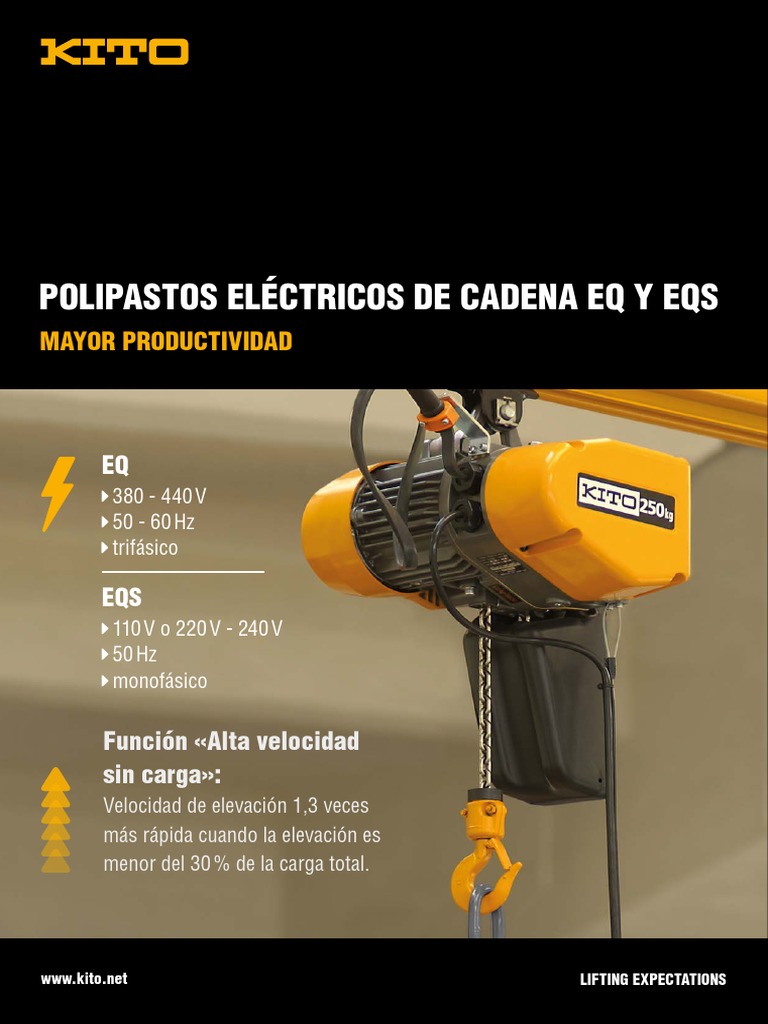 Kito Eq Eqs Catalogo Es | PDF