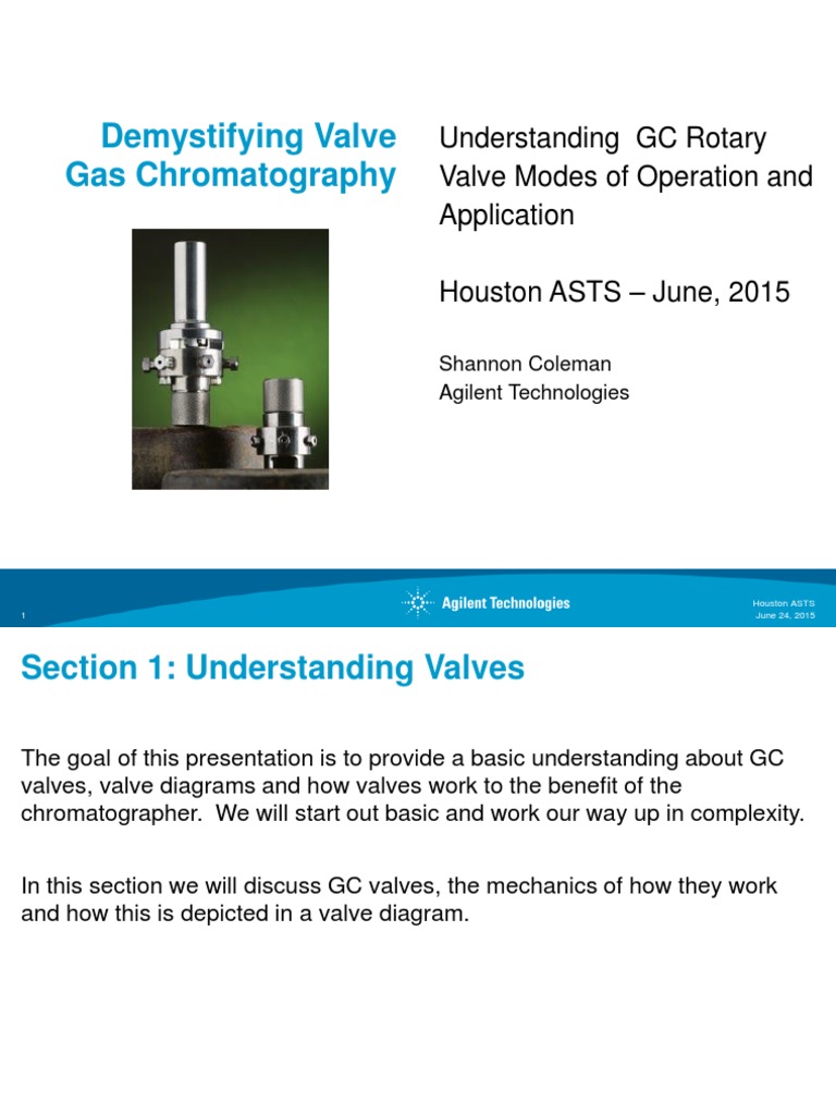 Energy-Demystifying Valve Chromatography C-00056624 ASTS-Houston | PDF