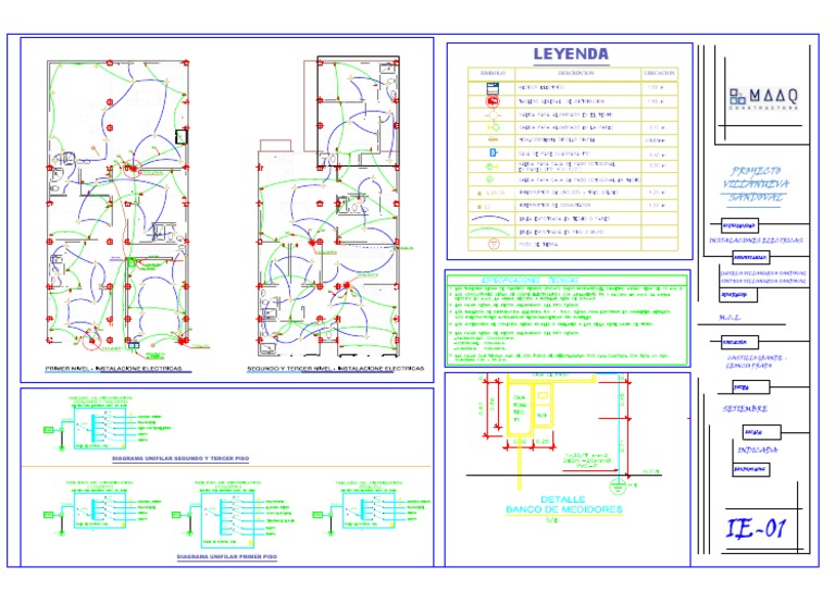 Plano de Ie, Is y Distr - Final V-2013-Electrica | PDF | Distribución ...