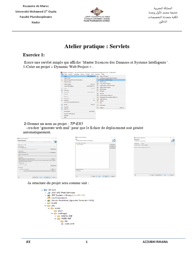 TP Serv Lets | PDF | Internet | Internet et Web