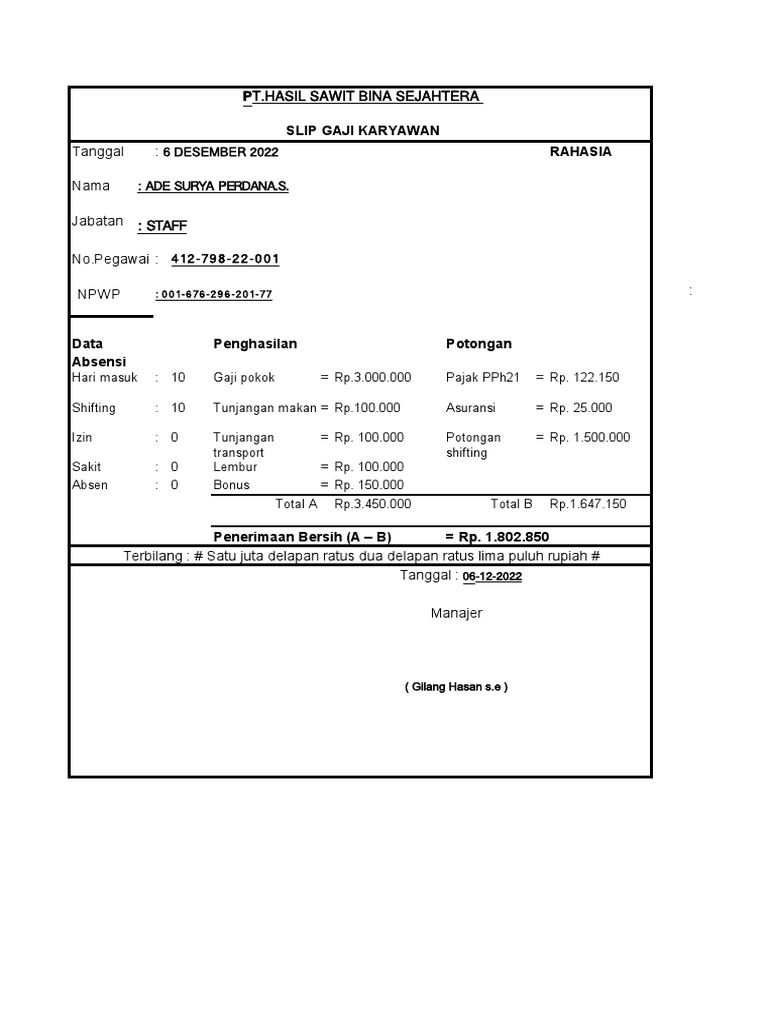 contoh-sllip-gaji-hrnoteid (1) | PDF