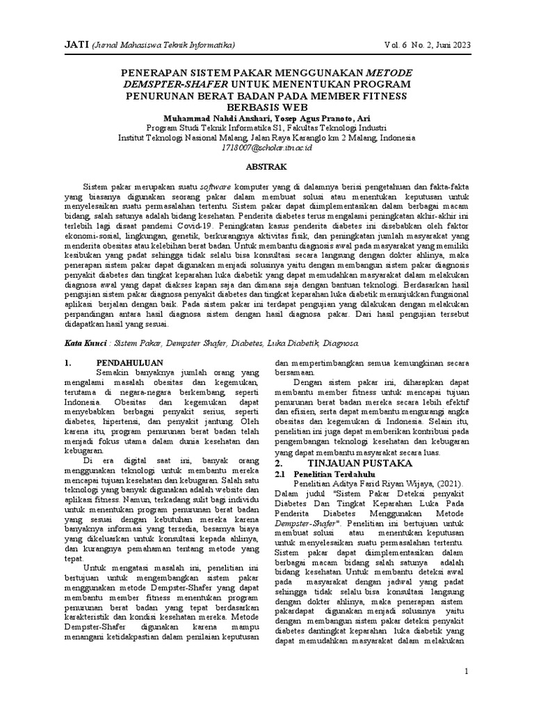 Jurnal Muhammad Nahdi Anshari | PDF