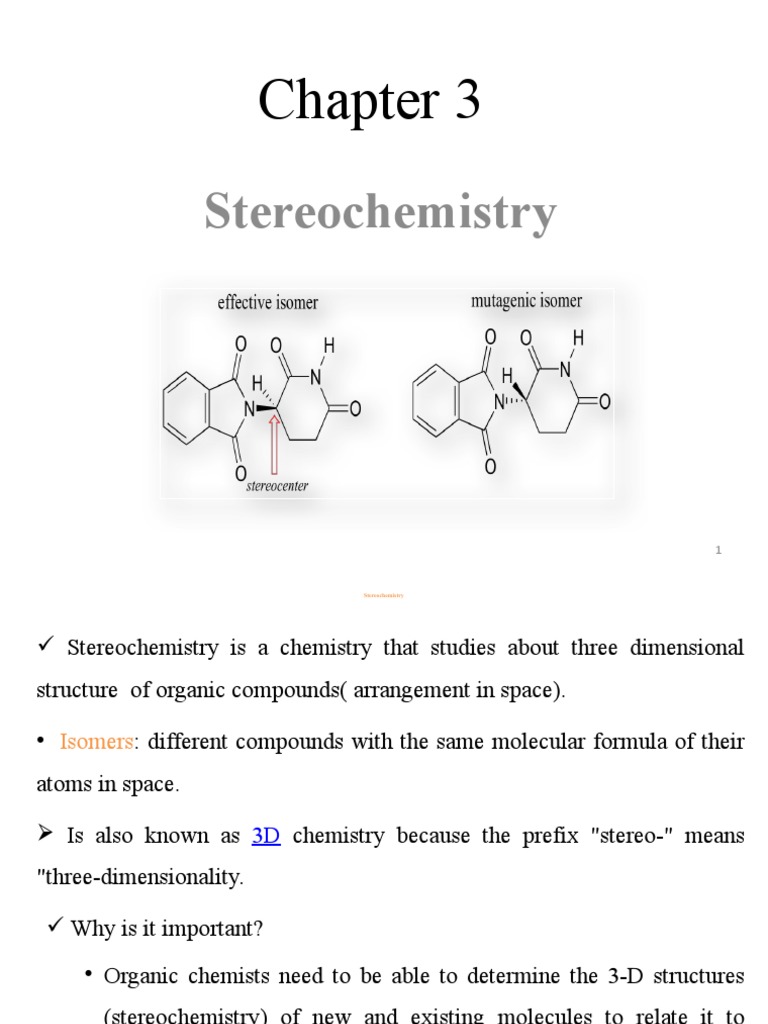 Organic Chemistry Chapter 3 | PDF