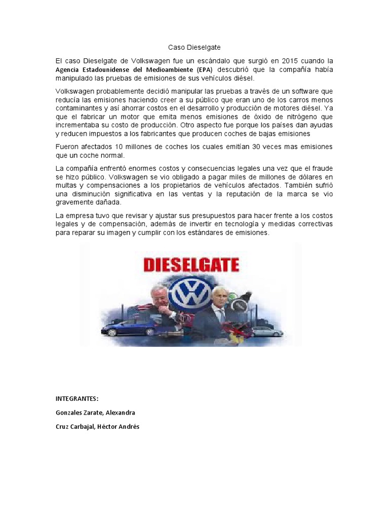 Caso Dieselgate | PDF