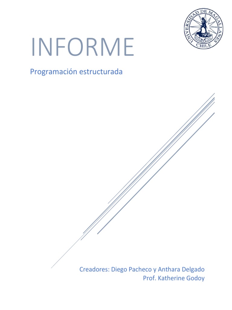 Informe: Programación Estructurada | PDF | Programa de computadora | Programación