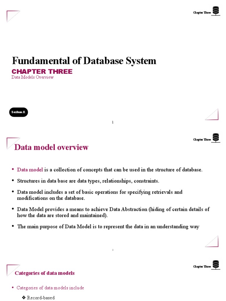 Database Chapter 3 | PDF