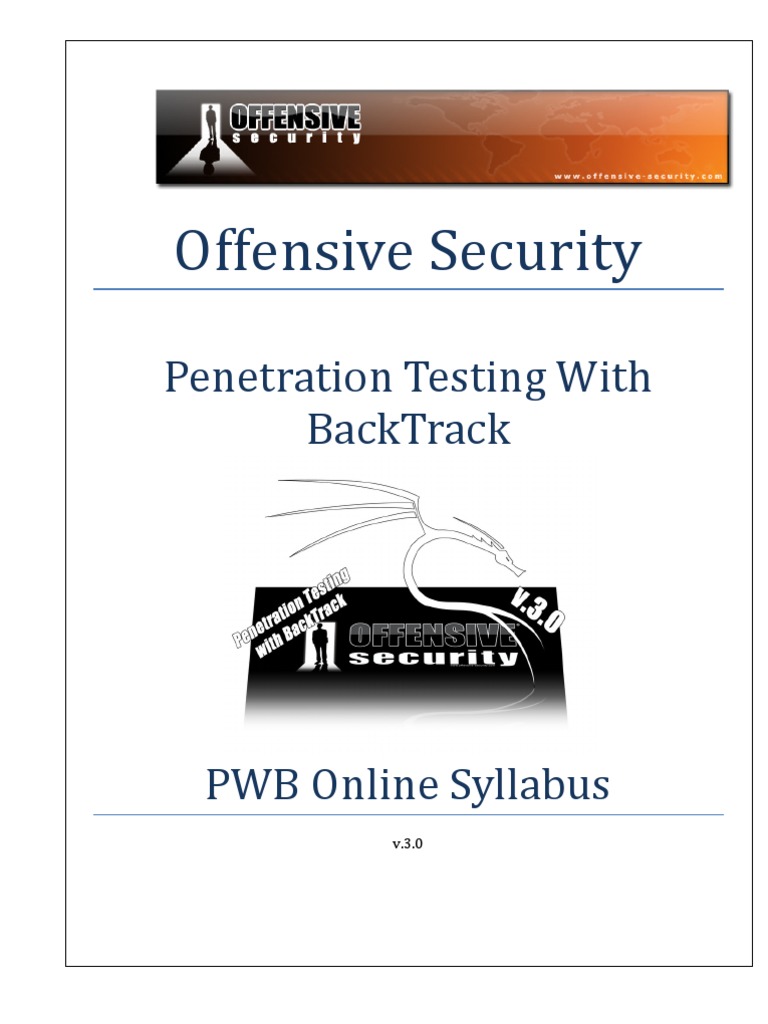 Penetration Testing With Backtrack | PDF | Password | Port (Computer ...
