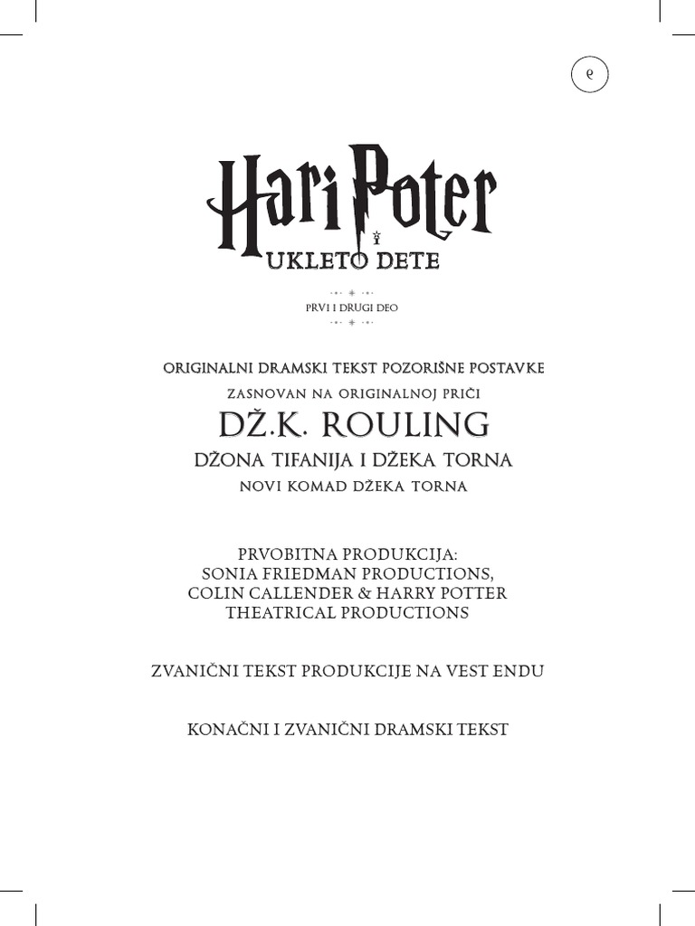 HP8 - Ukleto Dete - Prelistavanje | PDF