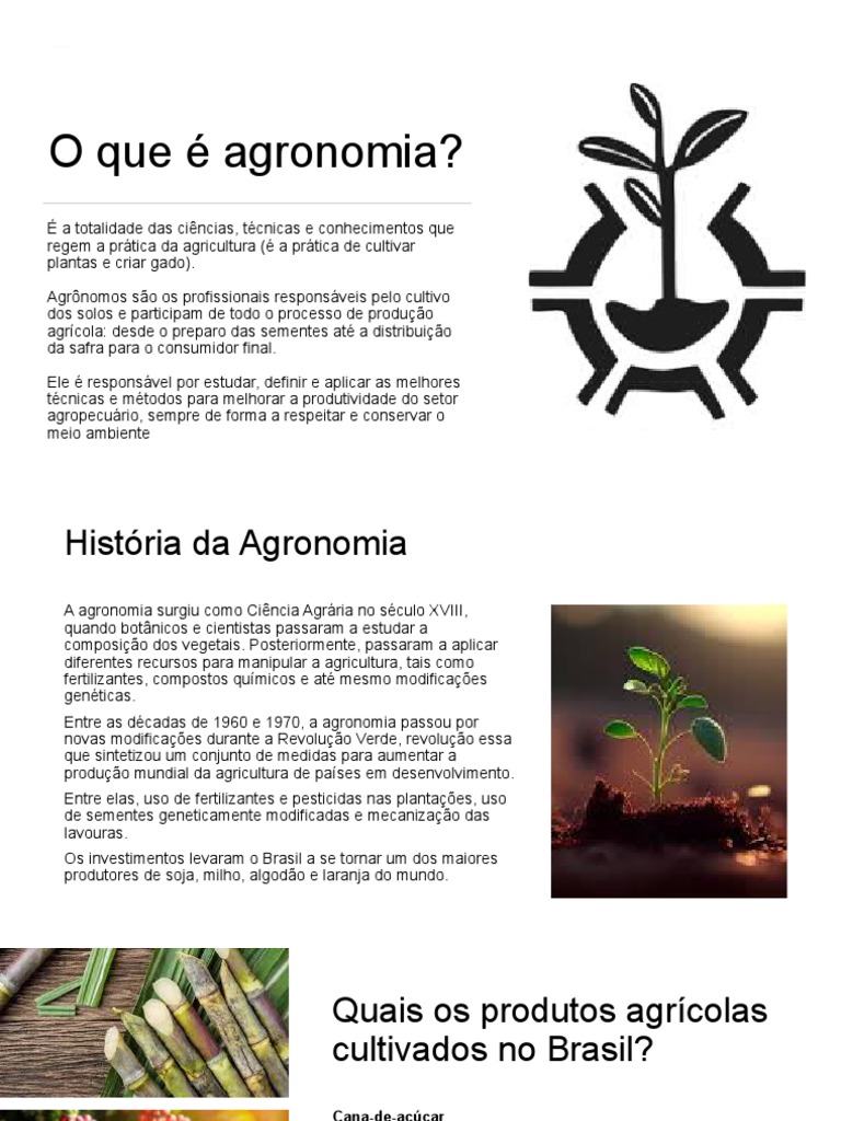 O Que É Agronomia | PDF